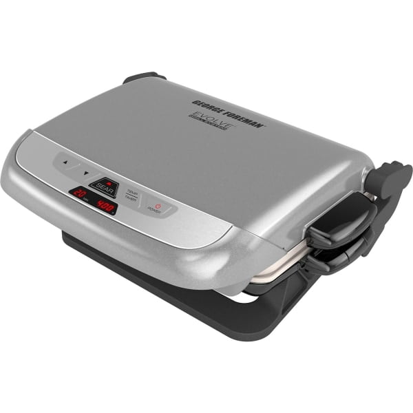 George Foreman Evolve Grill With Waffle Plates And Ceramic Grill Plates ...