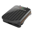 George Foreman Electric Indoor Grill and Panini Press, Black with ...