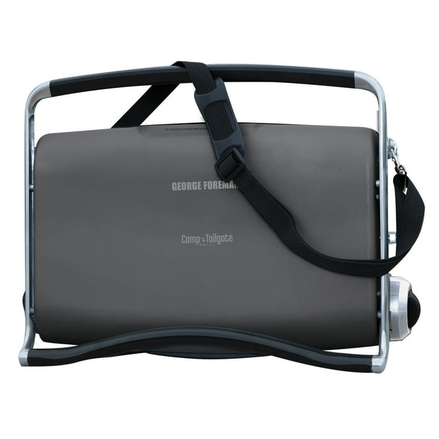 George Foreman Portable Gas Camp & Tailgate Grill, Gun Metal, GP200GM ...