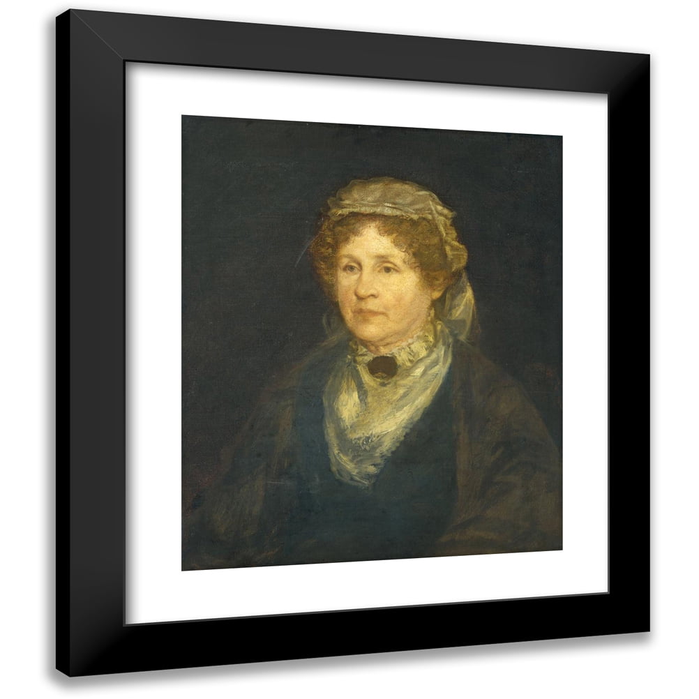 George Fuller 12x14 Black Modern Framed Museum Art Print Titled - Agnes ...