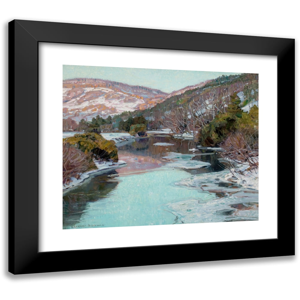 George Gardner Symons 14x12 Black Modern Framed Museum Art Print Titled ...