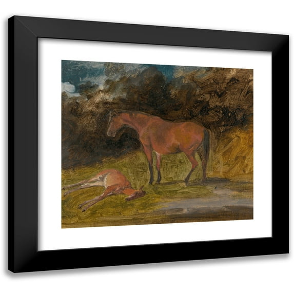 George Garrard 14x12 Black Modern Framed Museum Art Print Titled - A ...
