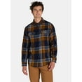 George Men's and Big Men's 2-Pack Flannel Shirt with Long Sleeves ...