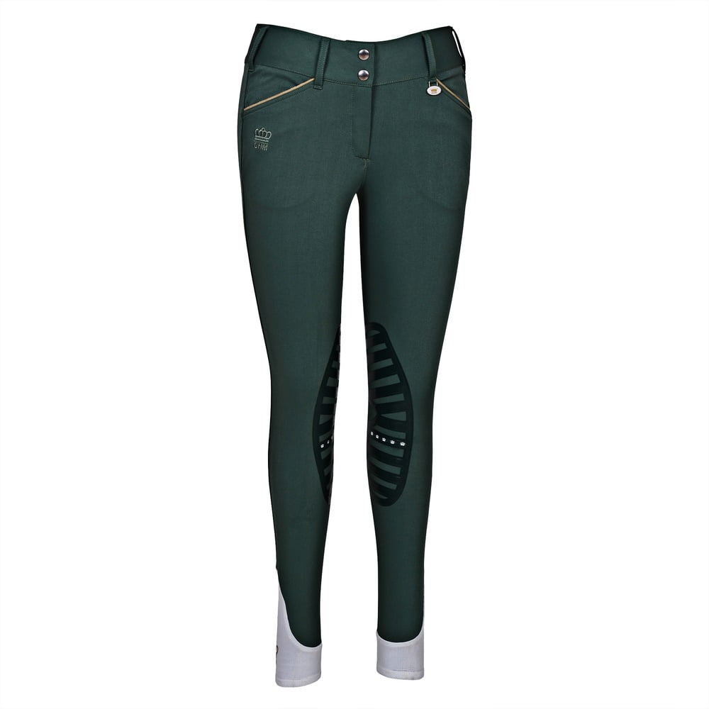 George H Morris Ladies Add Back Silicone Knee Patch Breeches - Walmart.com