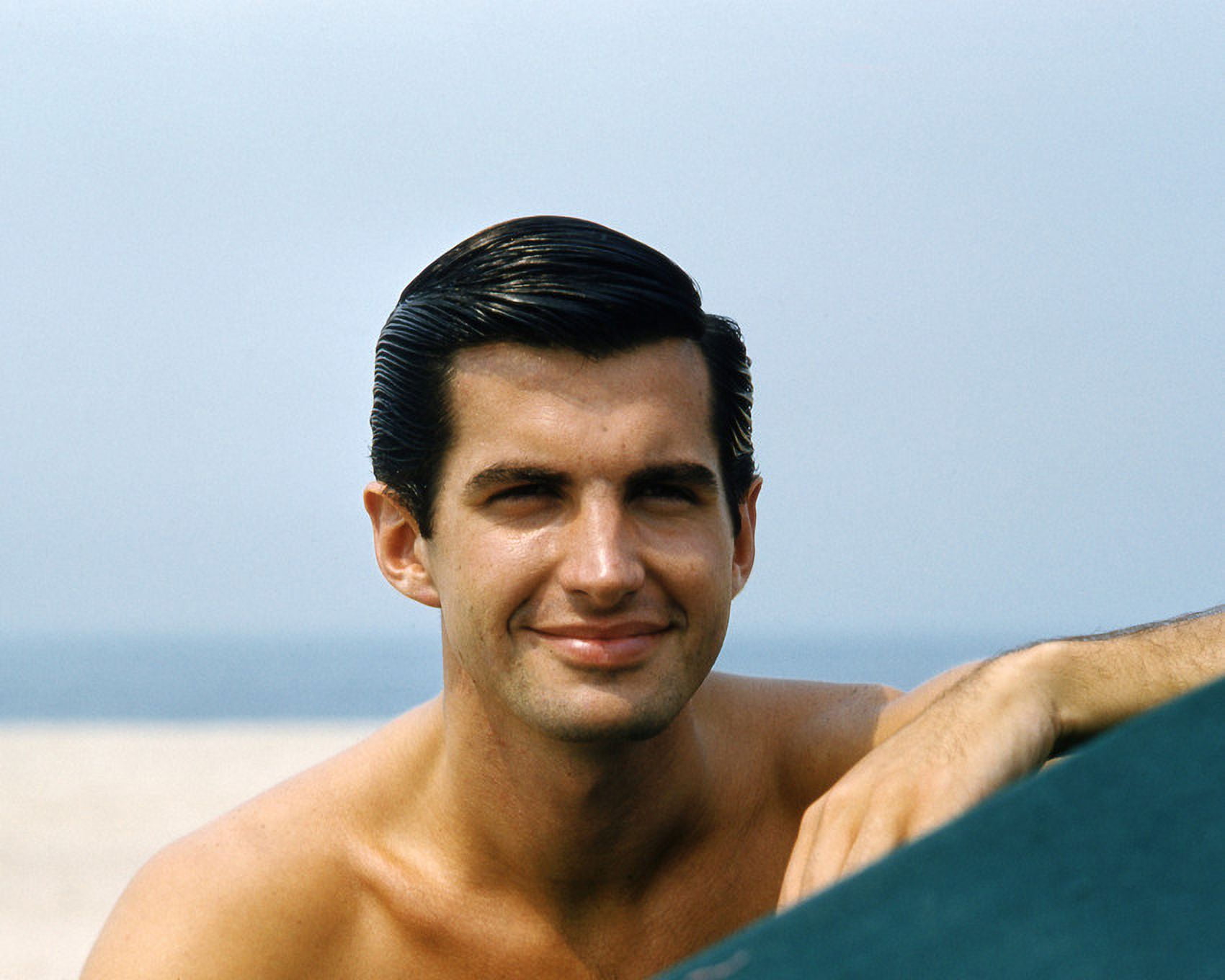 George Hamilton Handsome Handsome Portrait On Beach 1960's 24X36 ...