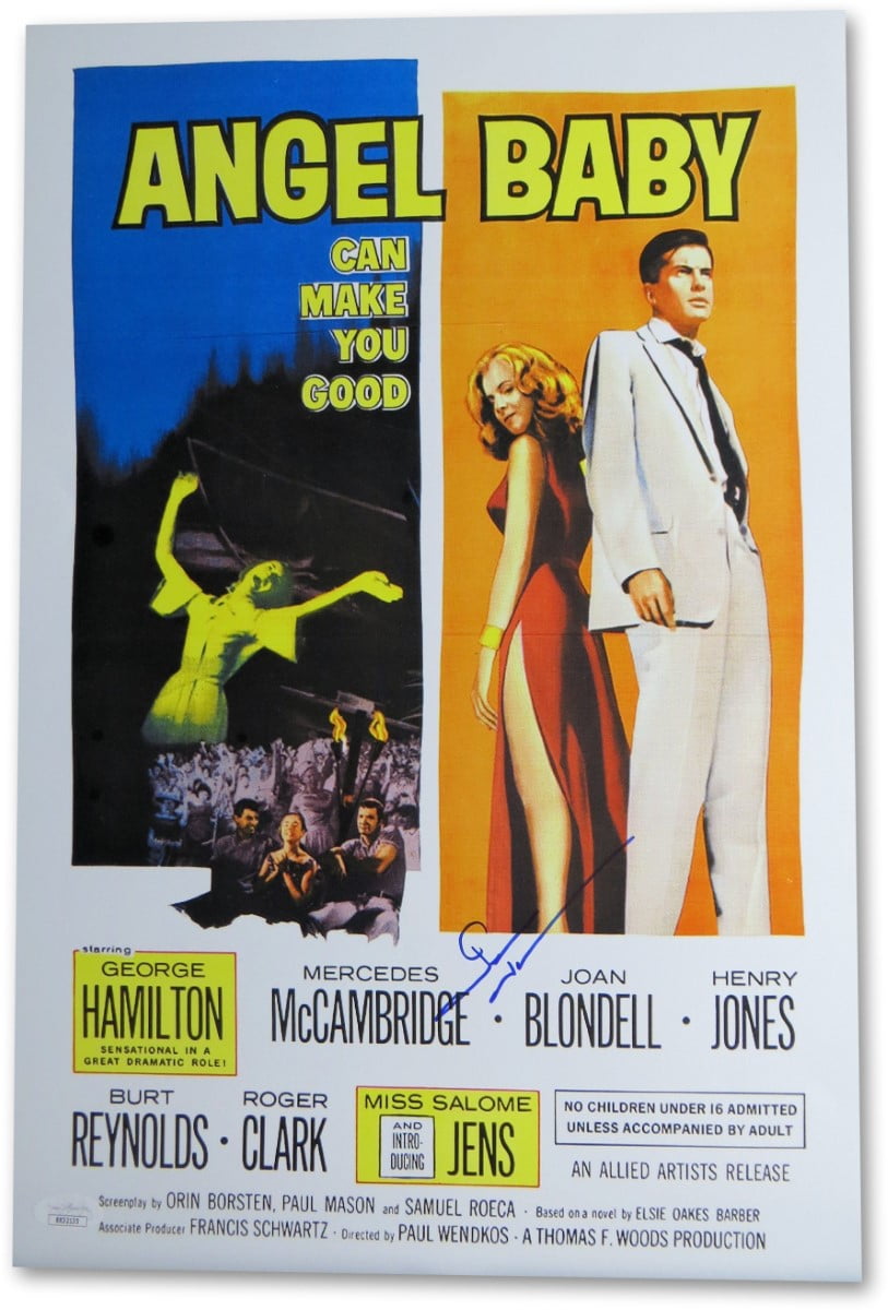 George Hamilton Signed Autographed 12X18 Photo Angel Baby Poster JSA ...