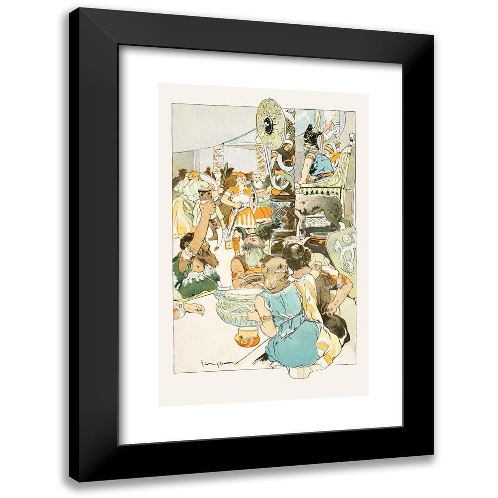George Hand Wright 11x14 Black Modern Framed Museum Art Print Titled ...