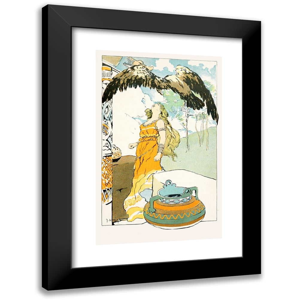 George Hand Wright 11x14 Black Modern Framed Museum Art Print Titled ...