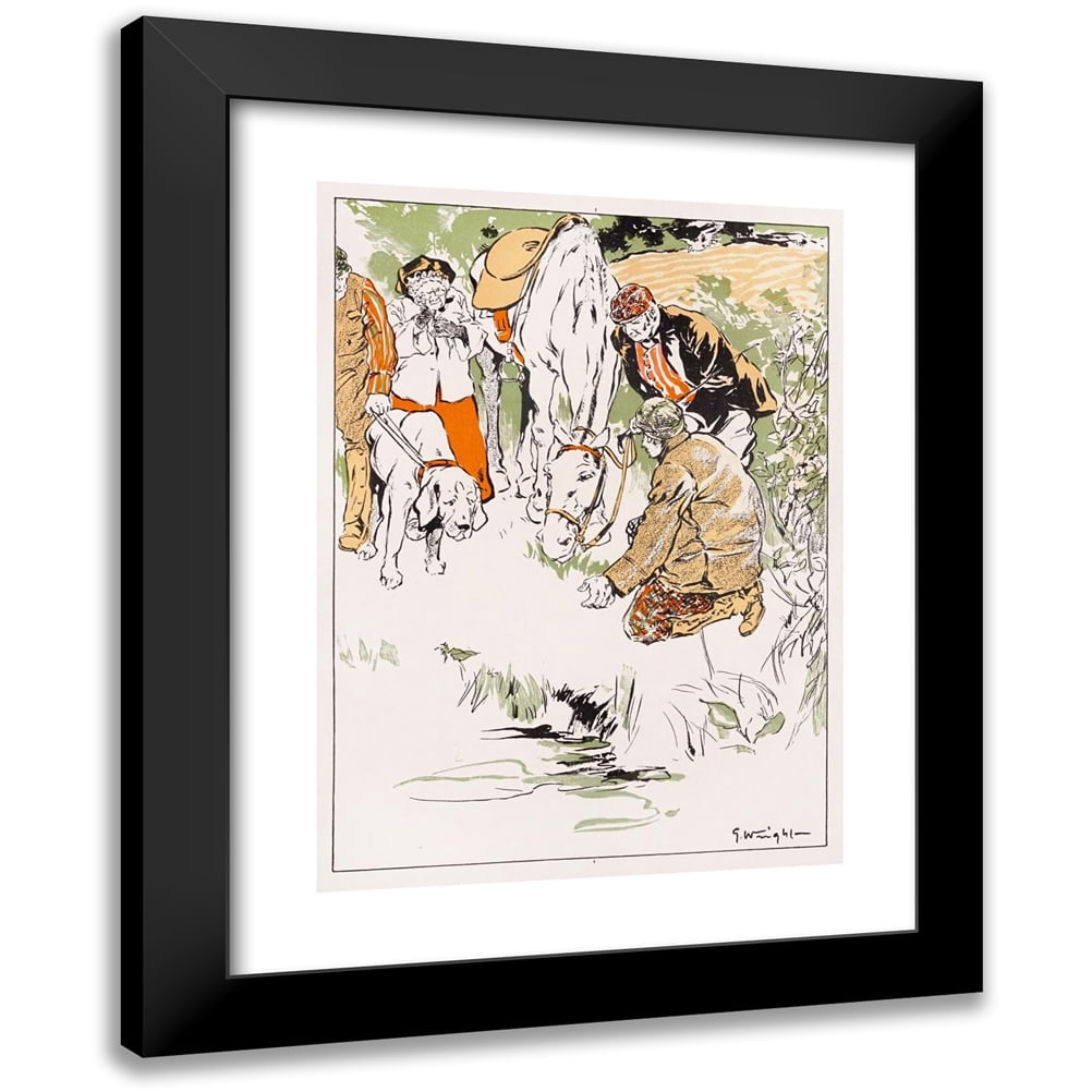 George Hand Wright 11x14 Black Modern Framed Museum Art Print Titled ...