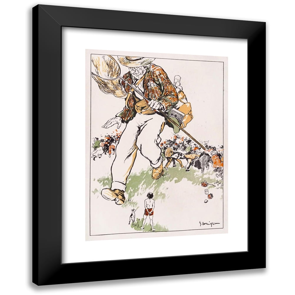 George Hand Wright 11x14 Black Modern Framed Museum Art Print Titled ...