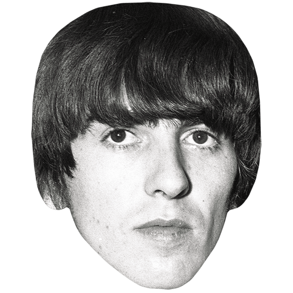 George Harrison (BW) Flat Cardboard Face - Walmart.com