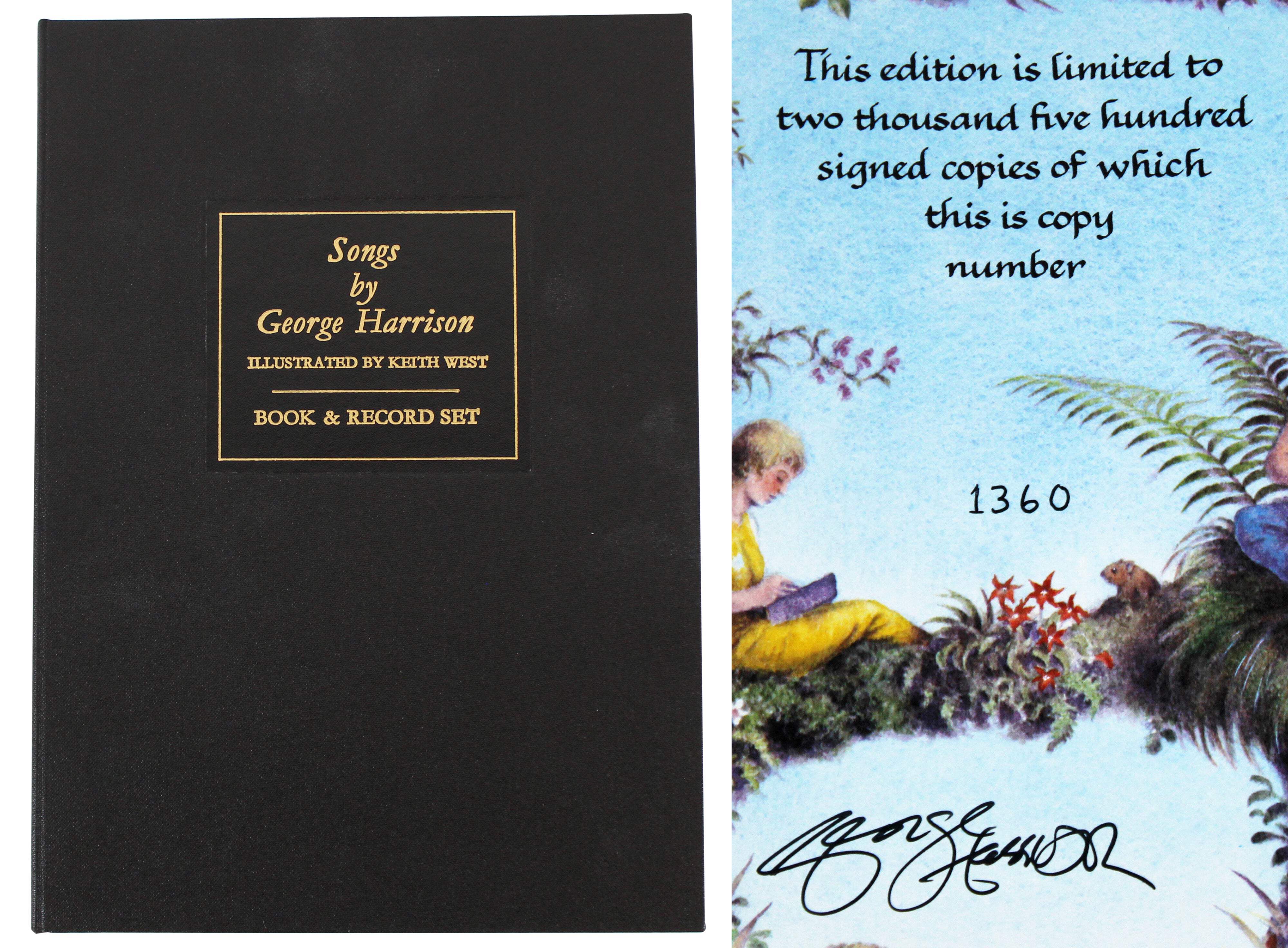 George Harrison Signed 1992 Songs By George Harrison Vol. 2 Genesis ...