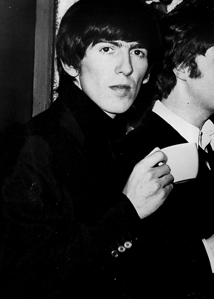 George Harrison holding a teacup Photo Print (8 x 10) - Walmart.com