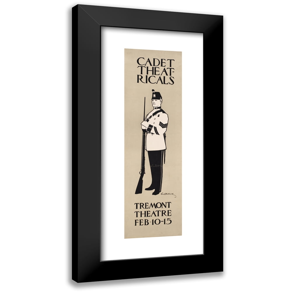 George Hawley Hallowell 8x18 Black Modern Framed Museum Art Print ...