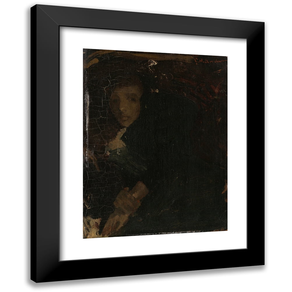 George Hendrik Breitner 14x18 Black Modern Framed Museum Art Print ...