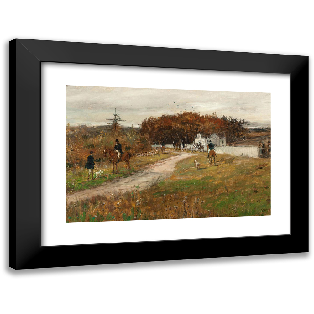 George Henry Boughton 14x11 Black Modern Framed Museum Art Print Titled ...