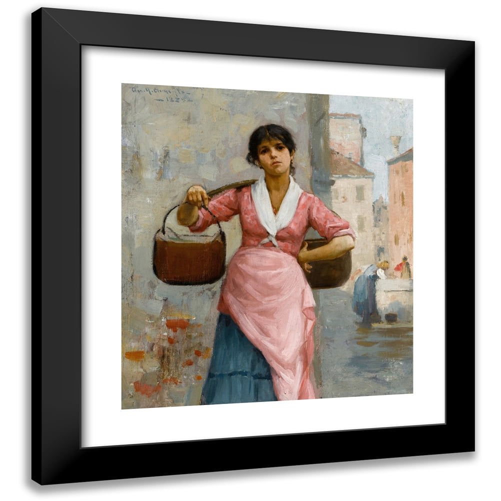 George Henry Clements 12x13 Black Modern Framed Museum Art Print Titled ...