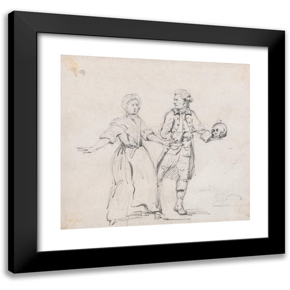 George Howland Beaumont 13x12 Black Modern Framed Museum Art Print ...