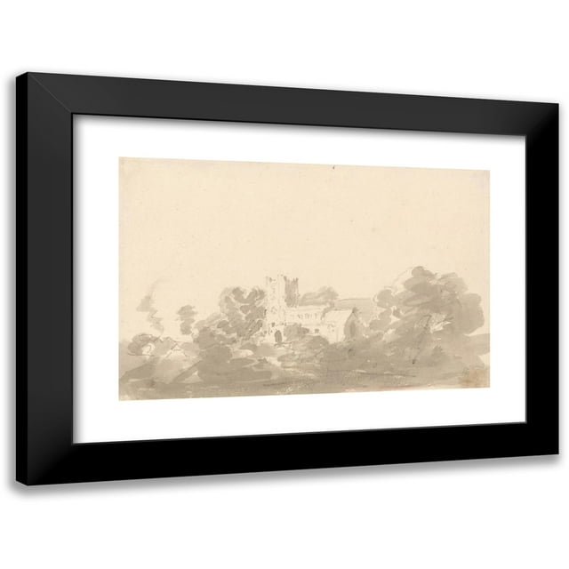 George Howland Beaumont 14x11 Black Modern Framed Museum Art Print ...