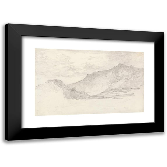 George Howland Beaumont 14x11 Black Modern Framed Museum Art Print ...