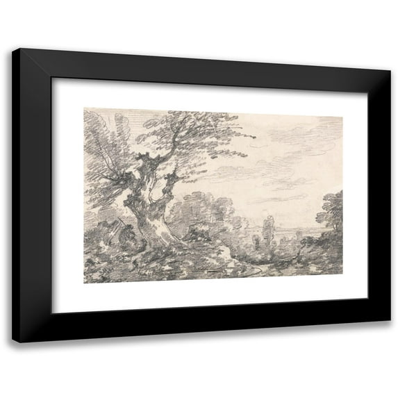 George Howland Beaumont 14x11 Black Modern Framed Museum Art Print ...