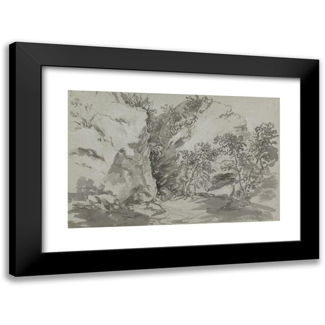 George Howland Beaumont 14x11 Black Modern Framed Museum Art Print ...