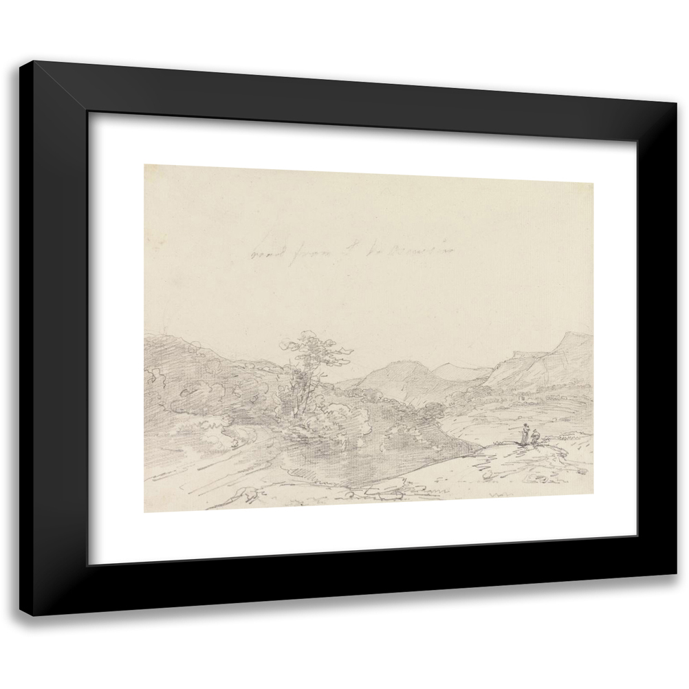 George Howland Beaumont 14x12 Black Modern Framed Museum Art Print ...