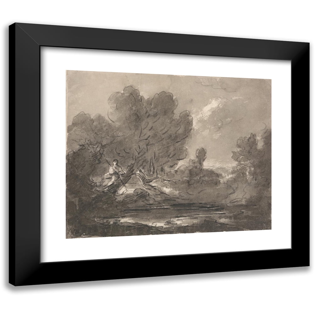 George Howland Beaumont 17x15 Black Modern Framed Museum Art Print ...