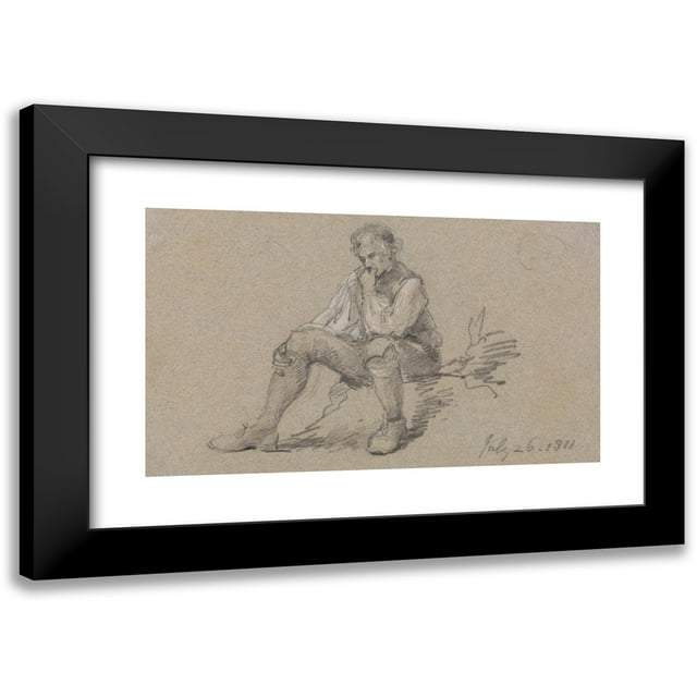George Howland Beaumont 18x12 Black Modern Framed Museum Art Print ...