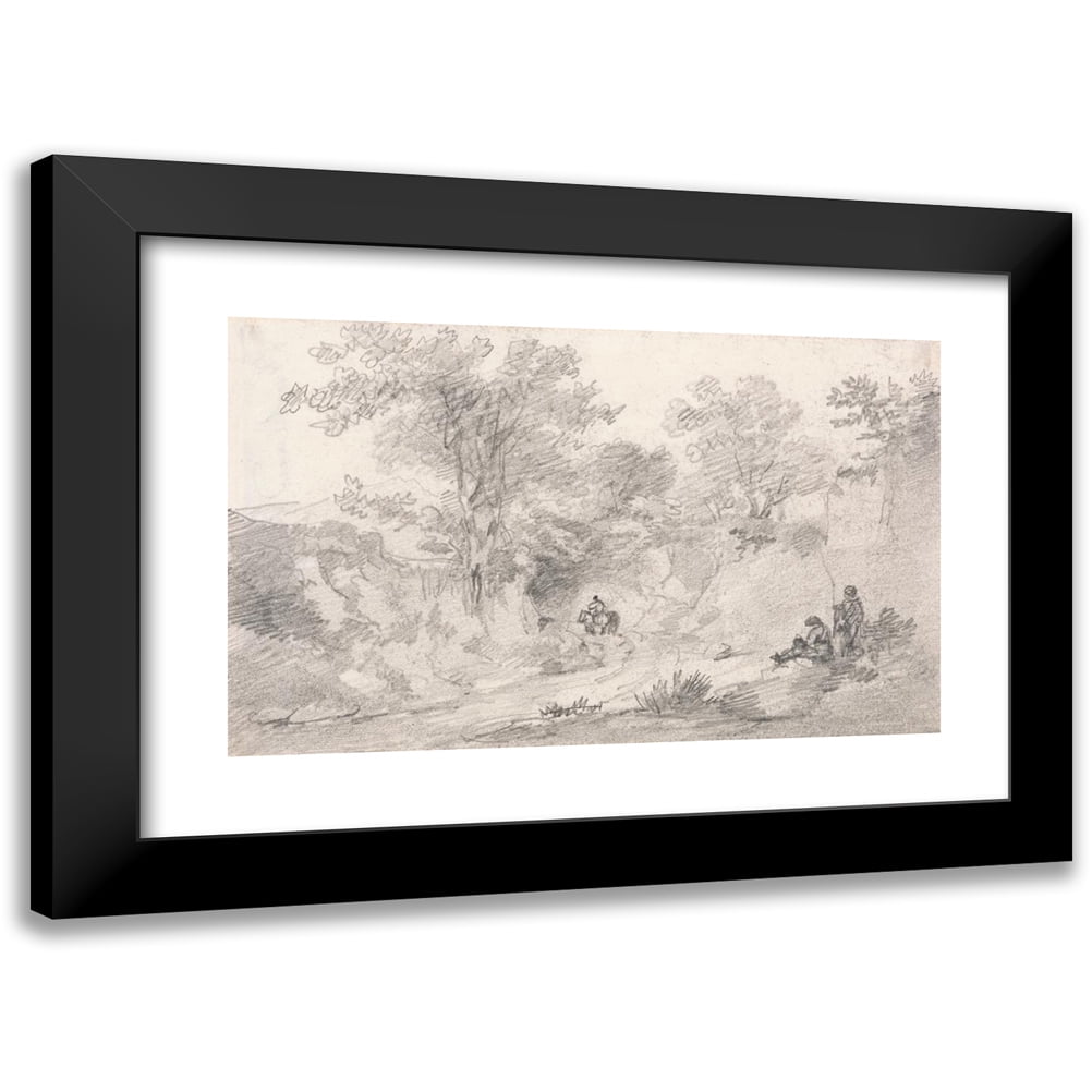 George Howland Beaumont 24x16 Black Modern Framed Museum Art Print ...