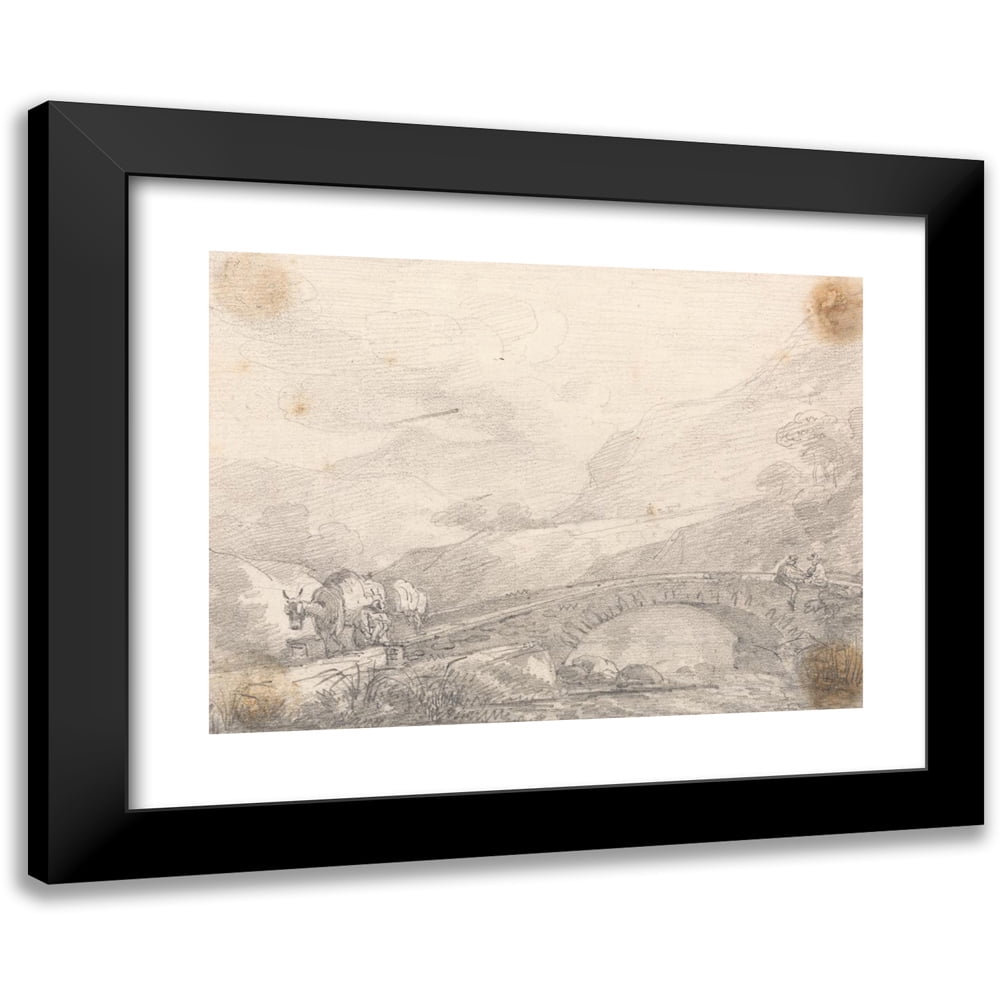 George Howland Beaumont 24x19 Black Modern Framed Museum Art Print ...