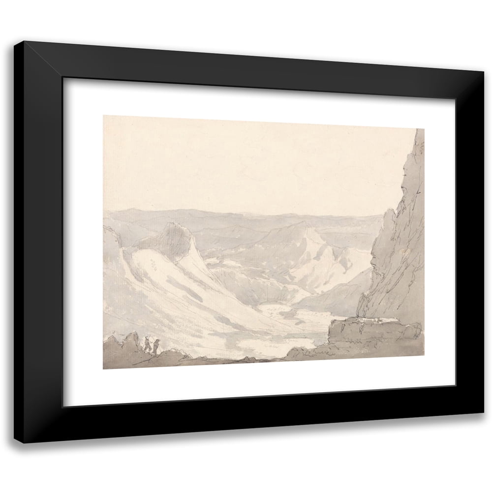 George Howland Beaumont 24x20 Black Modern Framed Museum Art Print ...