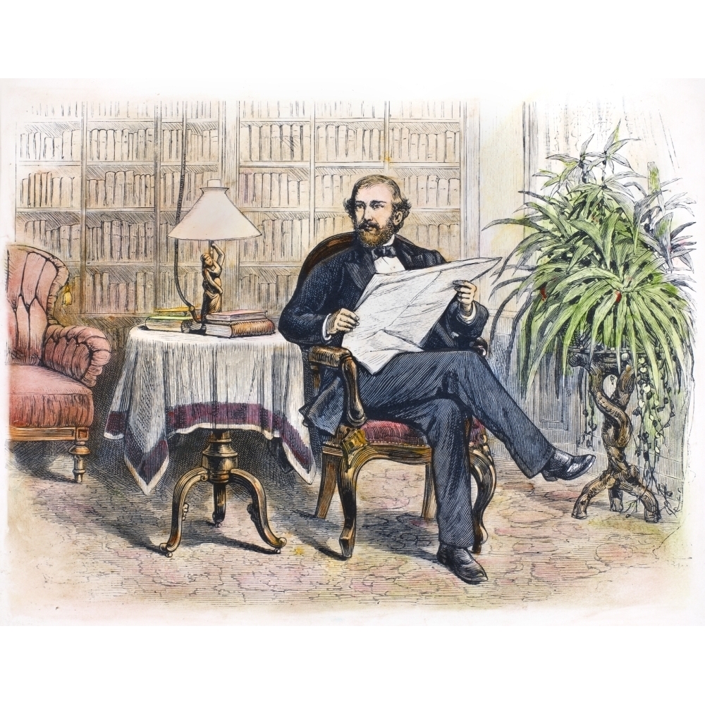 George Hunt Pendleton N(1825-1889). American Legislator. Line Engraving ...