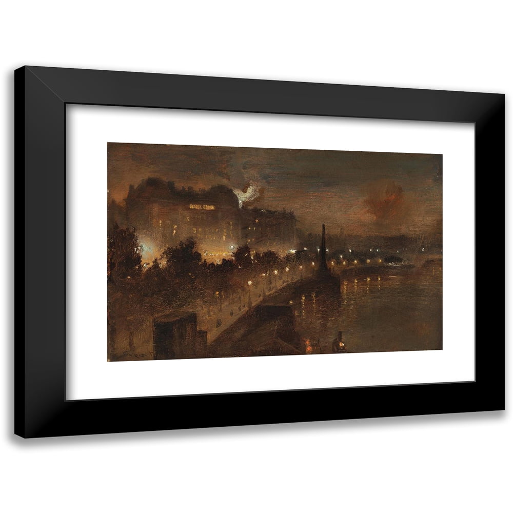 George Hyde Pownall 24x17 Black Modern Framed Museum Art Print Titled ...