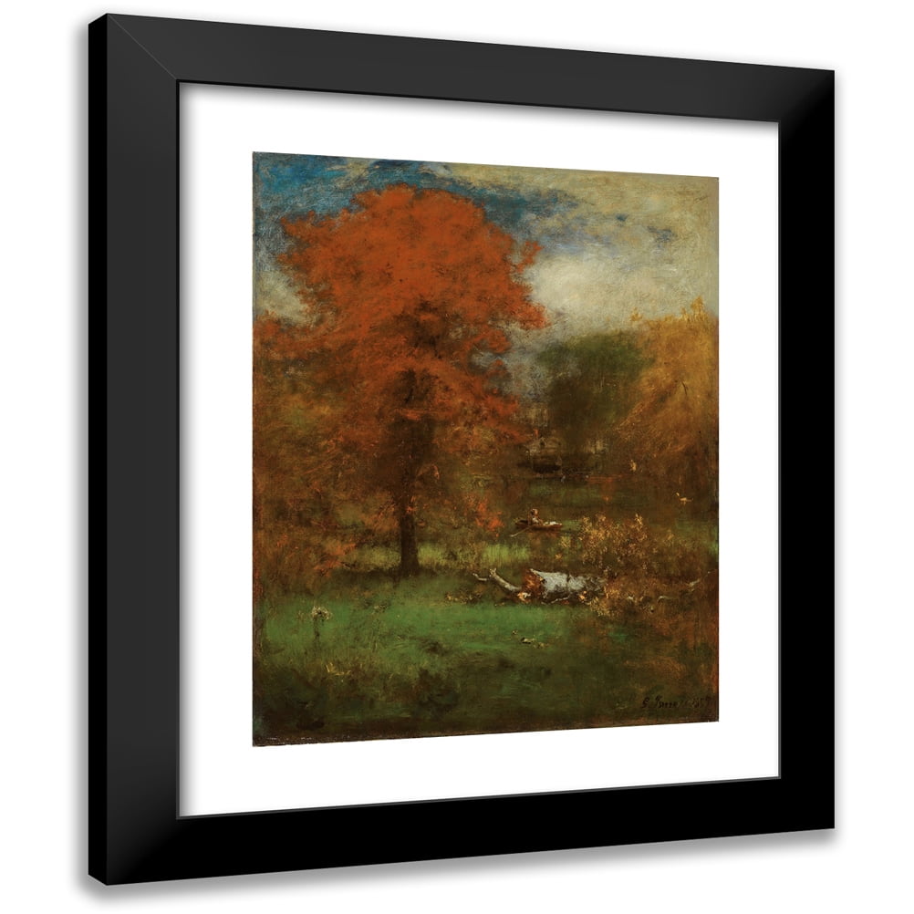 George Inness 12x14 Black Modern Framed Museum Art Print Titled - The ...