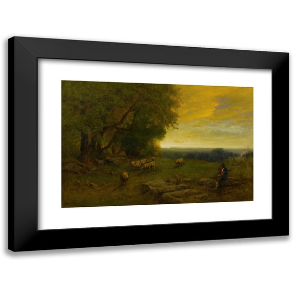 George Inness 18x13 Black Modern Framed Museum Art Print Titled ...
