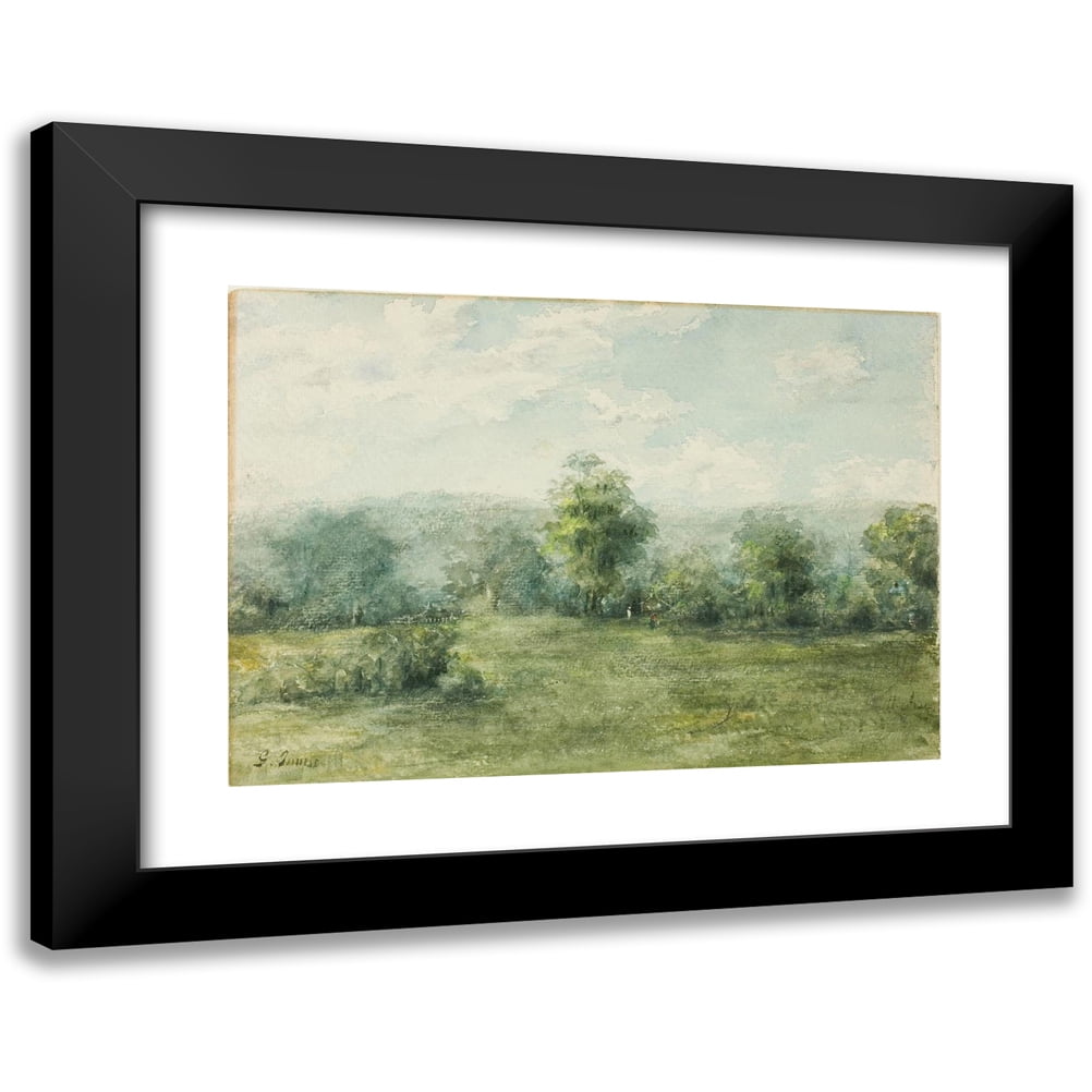 George Inness 24x18 Black Modern Framed Museum Art Print Titled ...