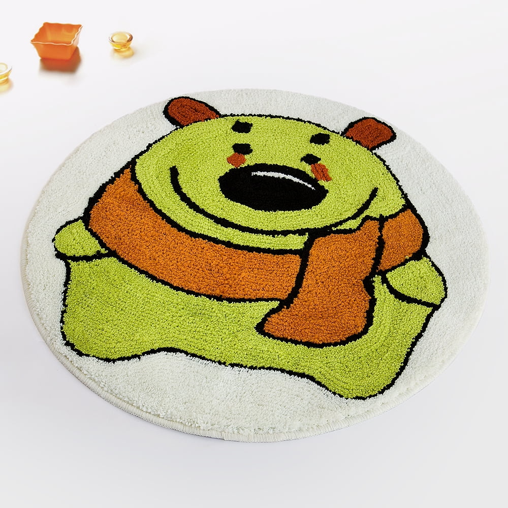 George & Jimmy Autumn Bear Kids Room Rugs Round Area Rug Small Door Mat ...