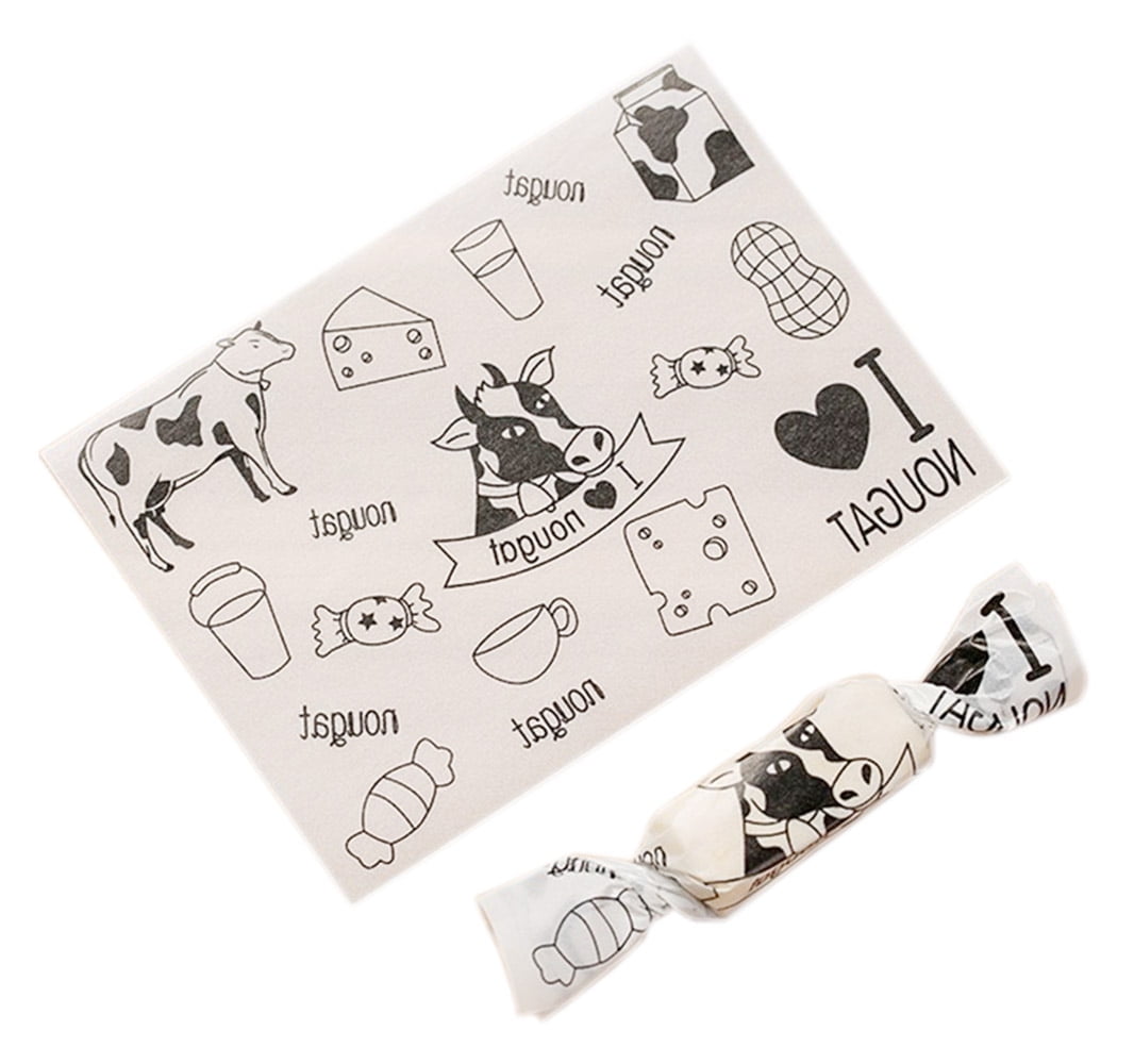 George & Jimmy Nougate Cows 500 pieces Candy Wax Papers Caramel Candy ...