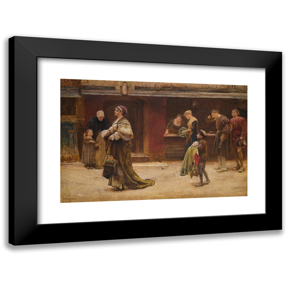 George John Pinwell 18x13 Black Modern Framed Museum Art Print Titled ...