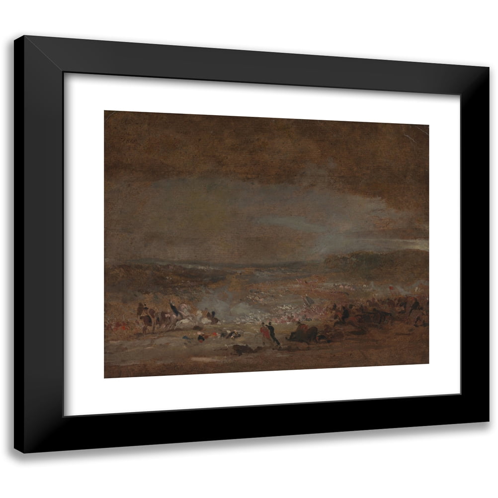 George Jones 14x12 Black Modern Framed Museum Art Print Titled - Study ...