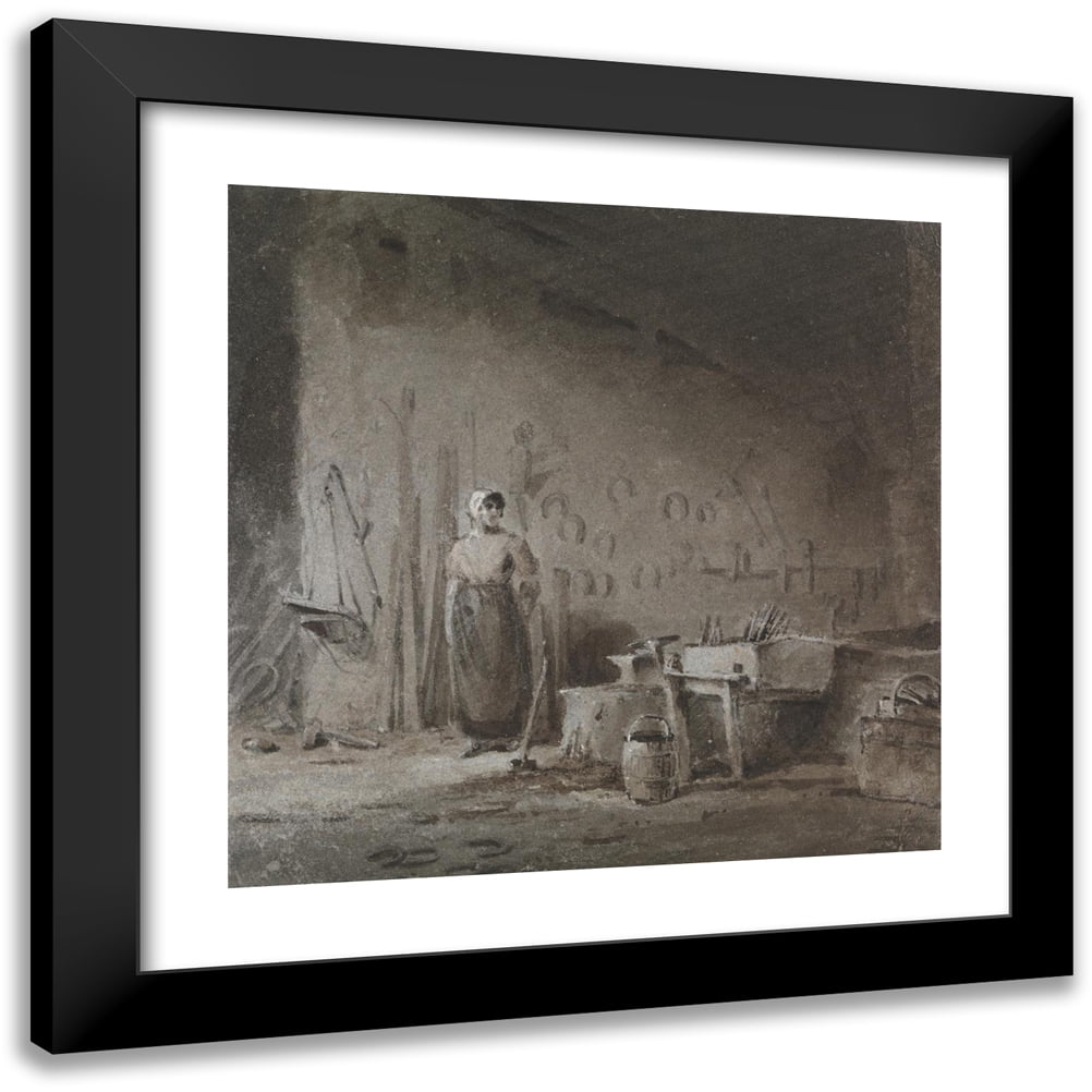 George Jones 20x20 Black Modern Framed Museum Art Print Titled ...