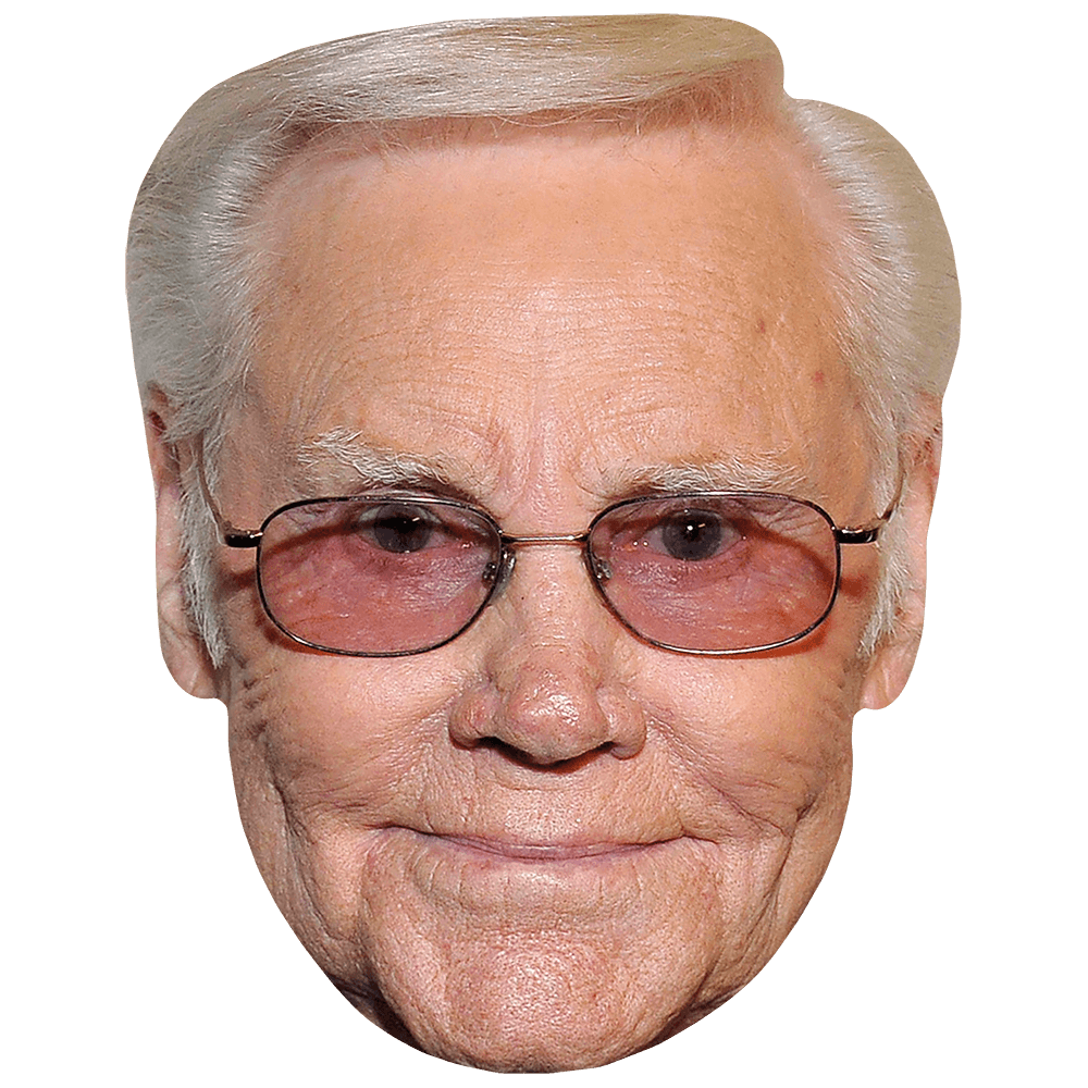 George Jones (Glasses) Celebrity Mask, Flat Card Face, Fancy Dress Mask ...