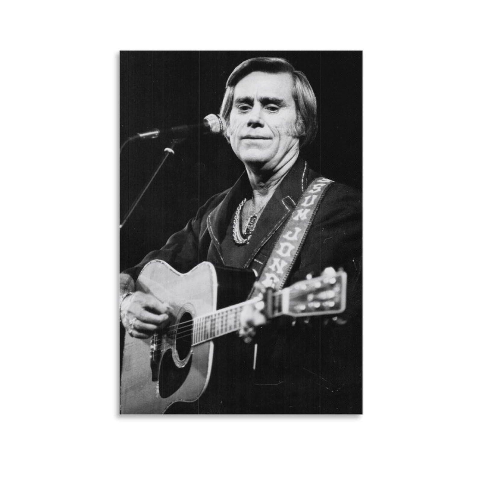 George Jones Poster Cover Poster Musician Singer Gifts for Fans ...