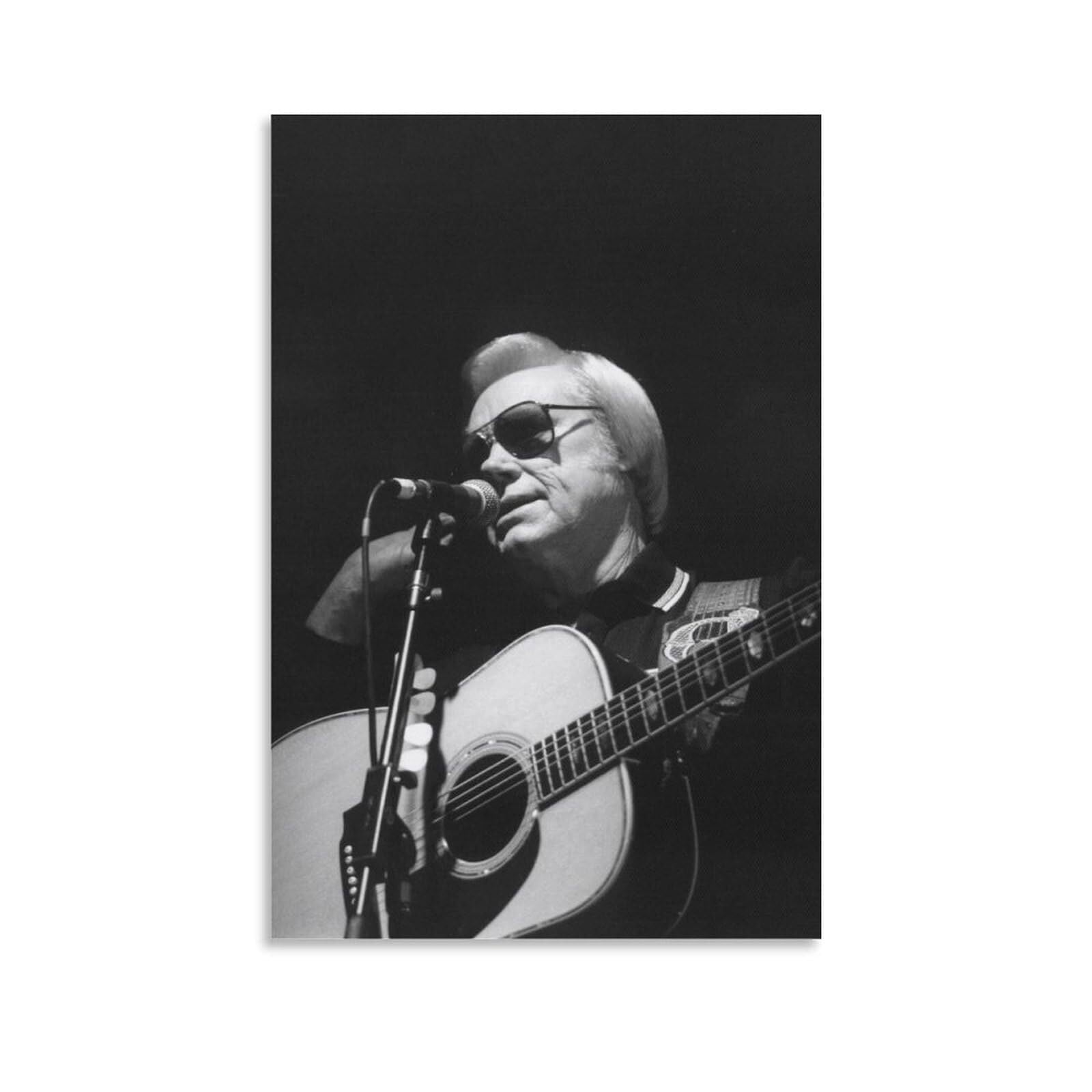 George Jones Poster Cover Poster Songwriter Singer Gifts for Fans ...