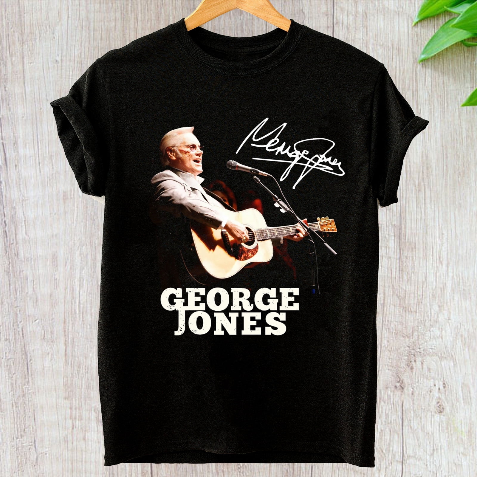 George Jones Signature Gift For Fan Short Sleeve Shirt All Size T-Shirt ...