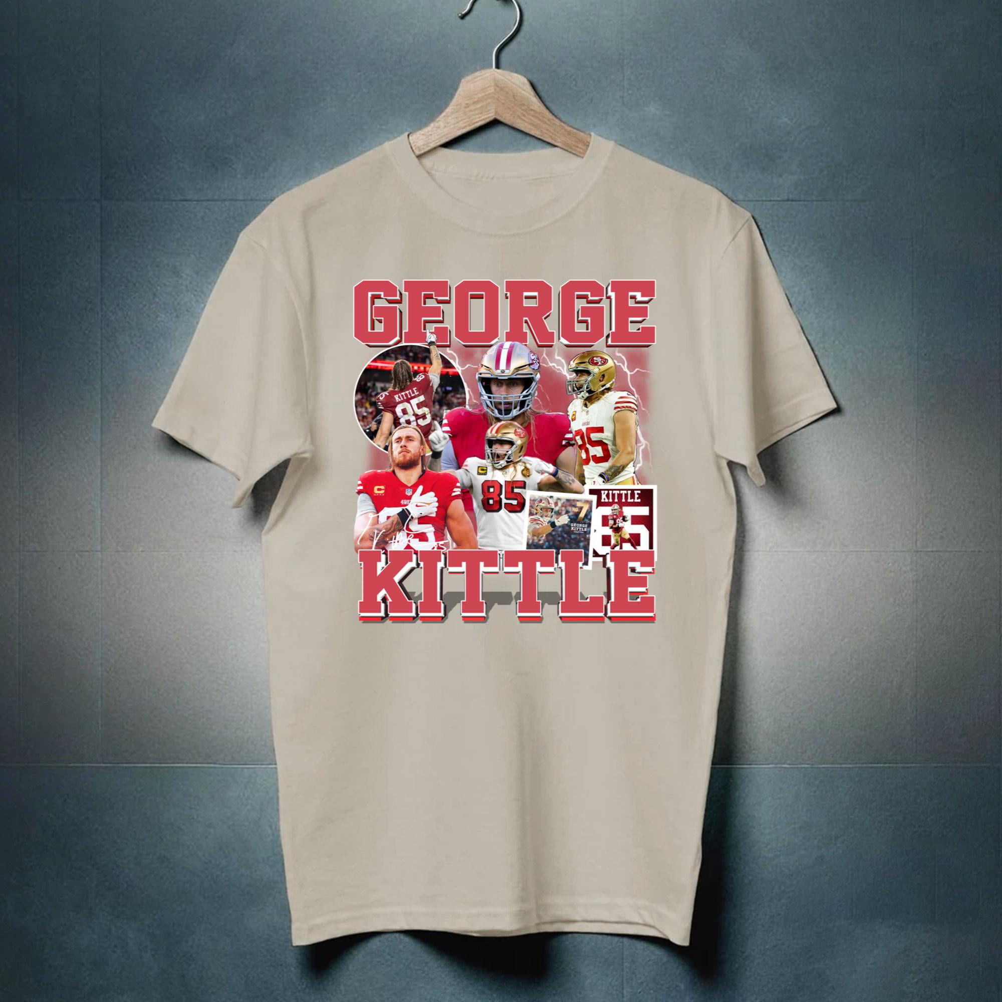 George Kittle 90s Vintage Bootleg T-Shirt-TH31251 - Walmart.com