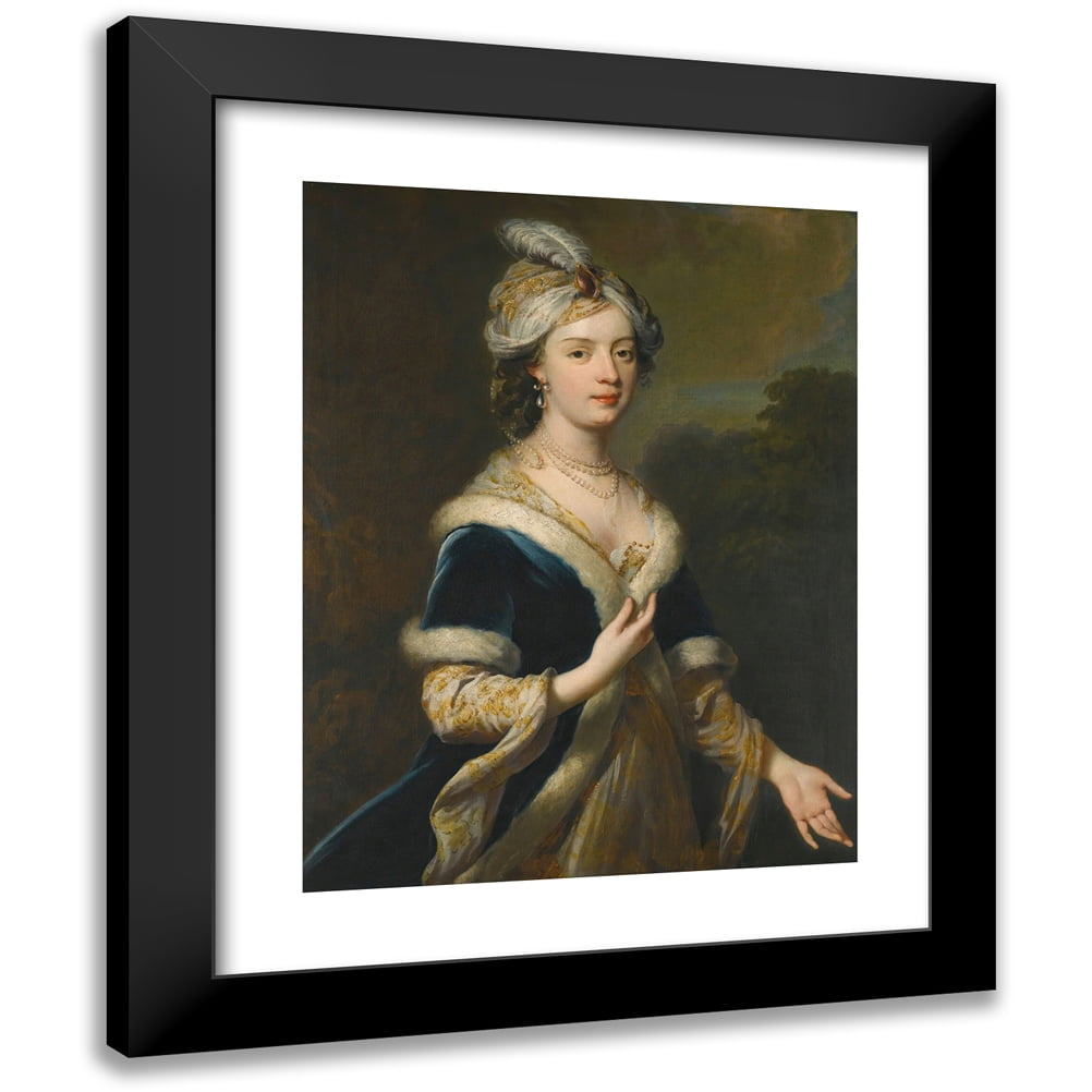 George Knapton 19x24 Black Modern Framed Museum Art Print Titled ...