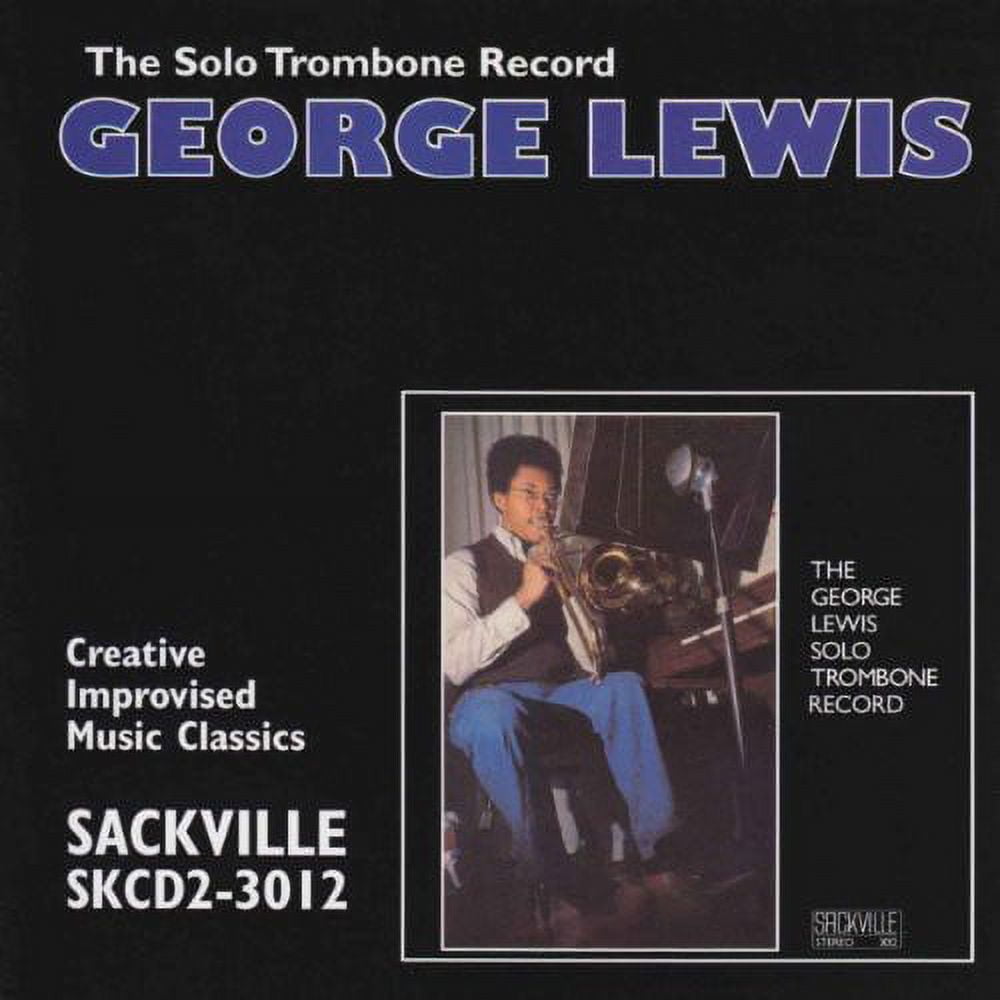 George Lewis - Solo Trombone Record - Music & Performance - CD ...