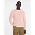 George Men's and Big Men's Cotton Slub Sweater with Long Sleeves, Sizes ...